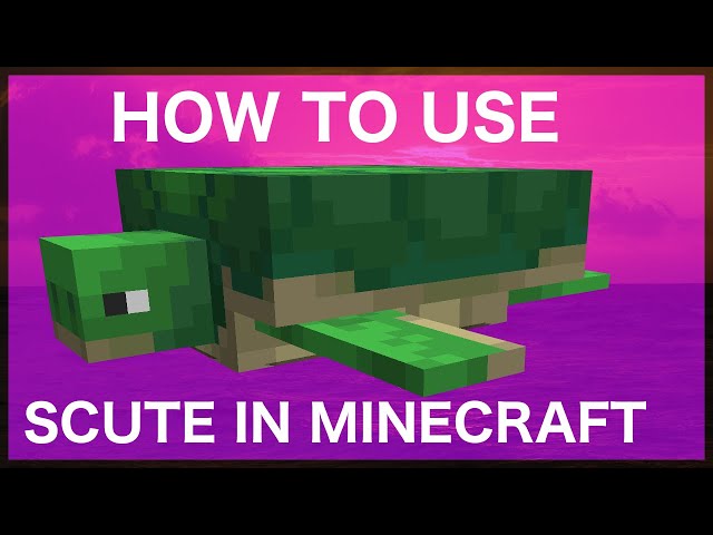 How to get scute in Minecraft 1.19