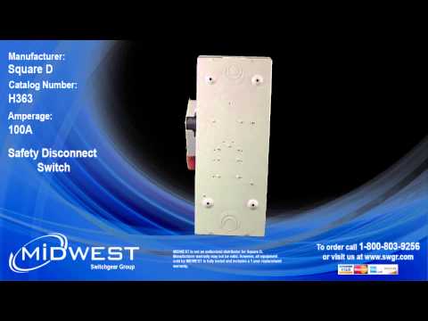 Square D H363 Safety Disconnect Switch