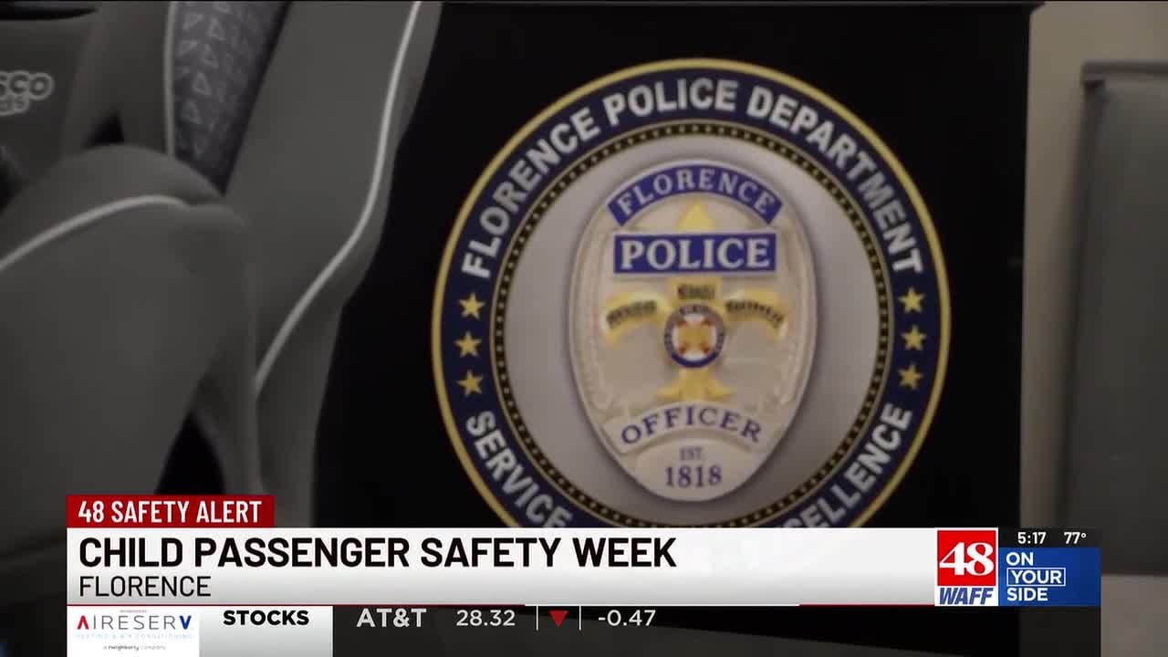 Florence Police stress the importance of car seats during Child Passenger Safety Week