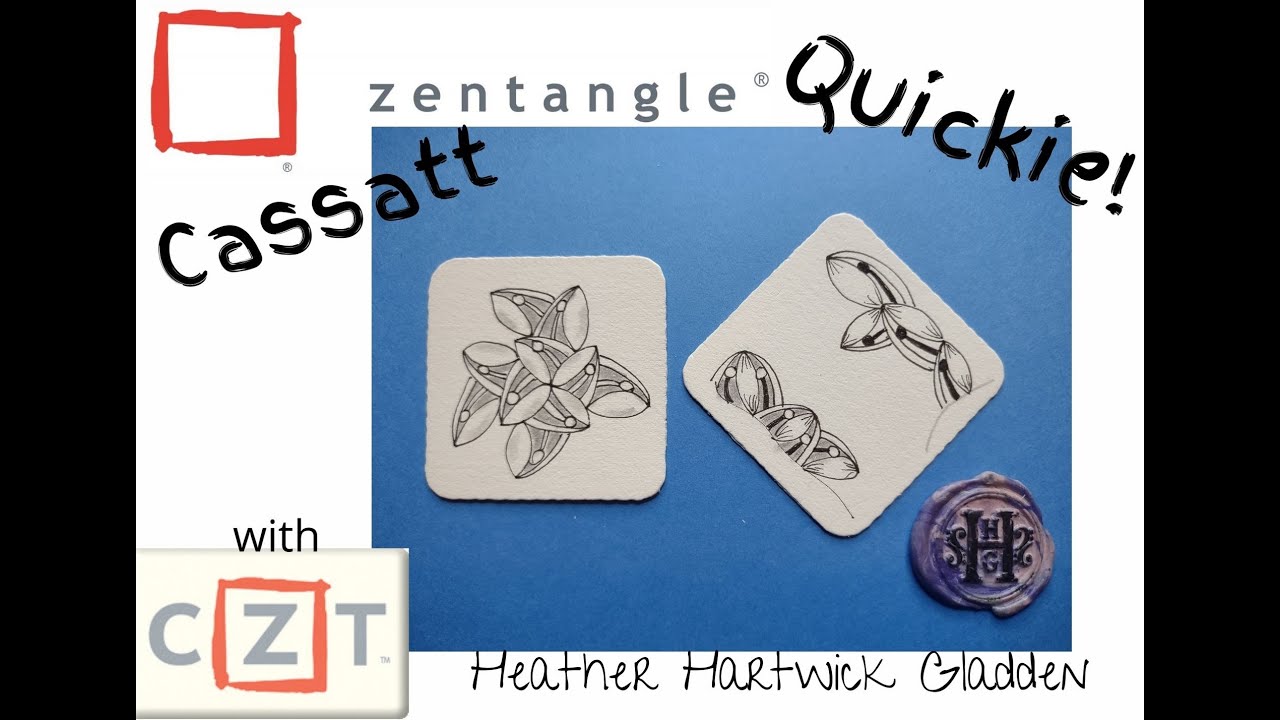 Zentangle® Quickie: Cassatt