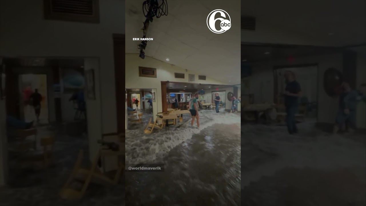 Dangerous wave rips through restaurant on Army base in the Marshall Islands