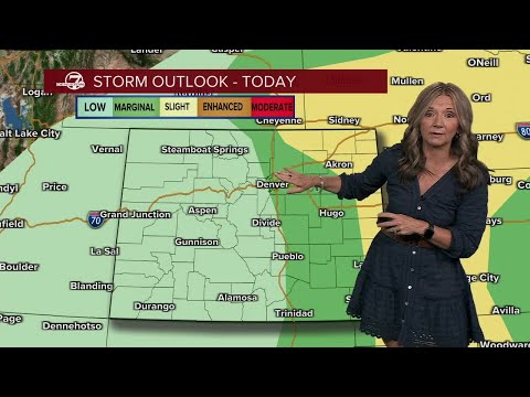 Strong cold front will push through Colorado Monday night