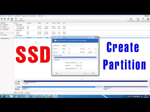 Create Partition SSD for windows
