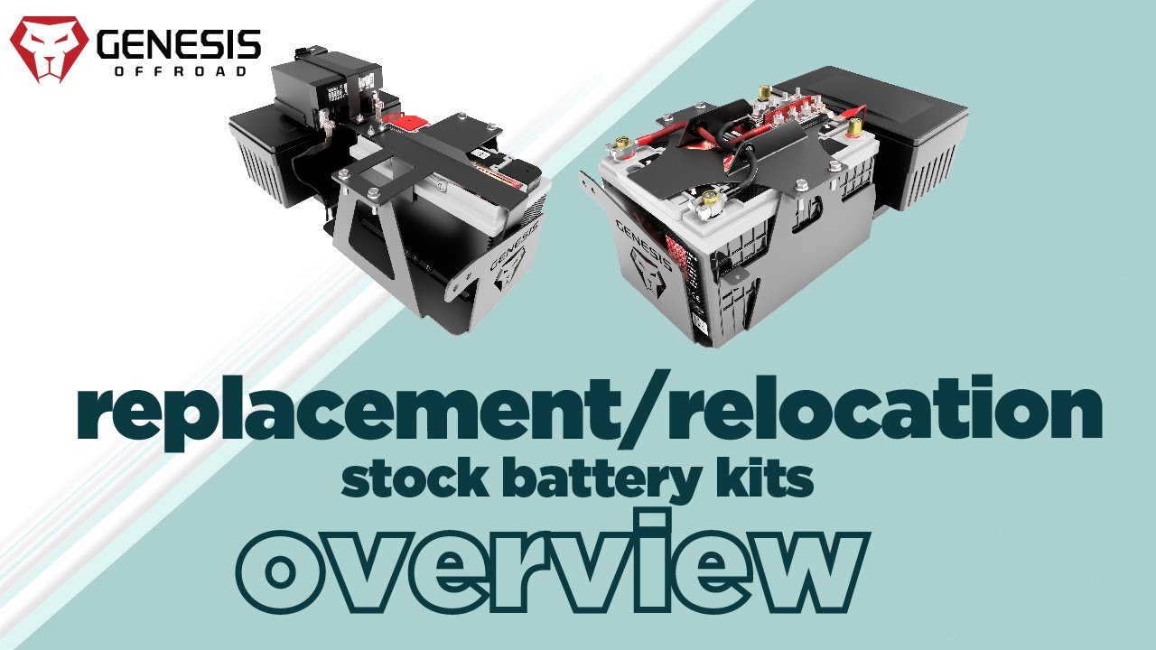 Jeep JL & JT Battery Relocation & Replacement Kits