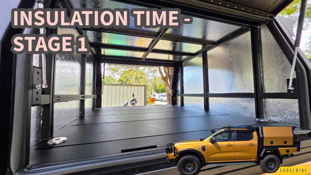 First stage - insulation for the AutoSpec Canopy.