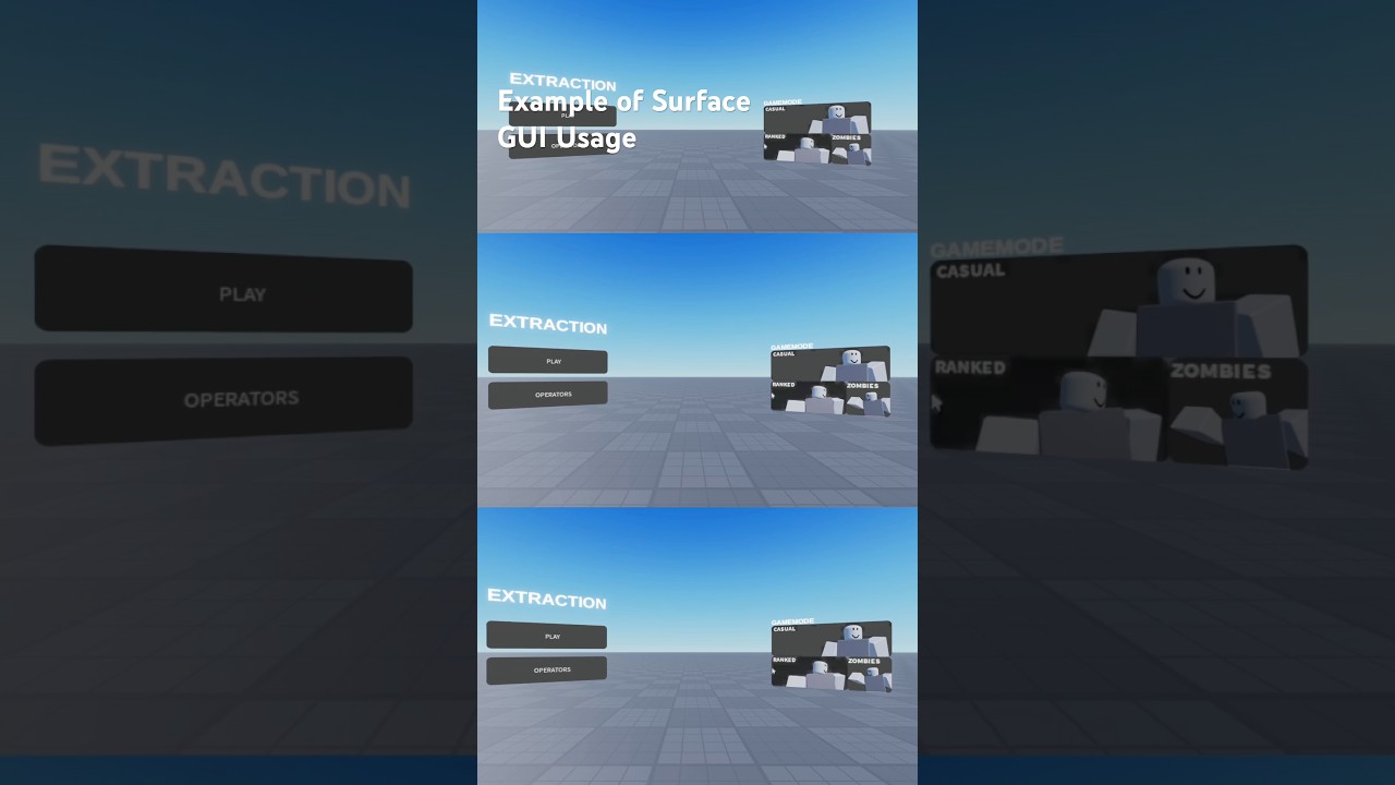 Using my previous tutorial to enhance the menu gui! #roblox #shorts #viralvideo