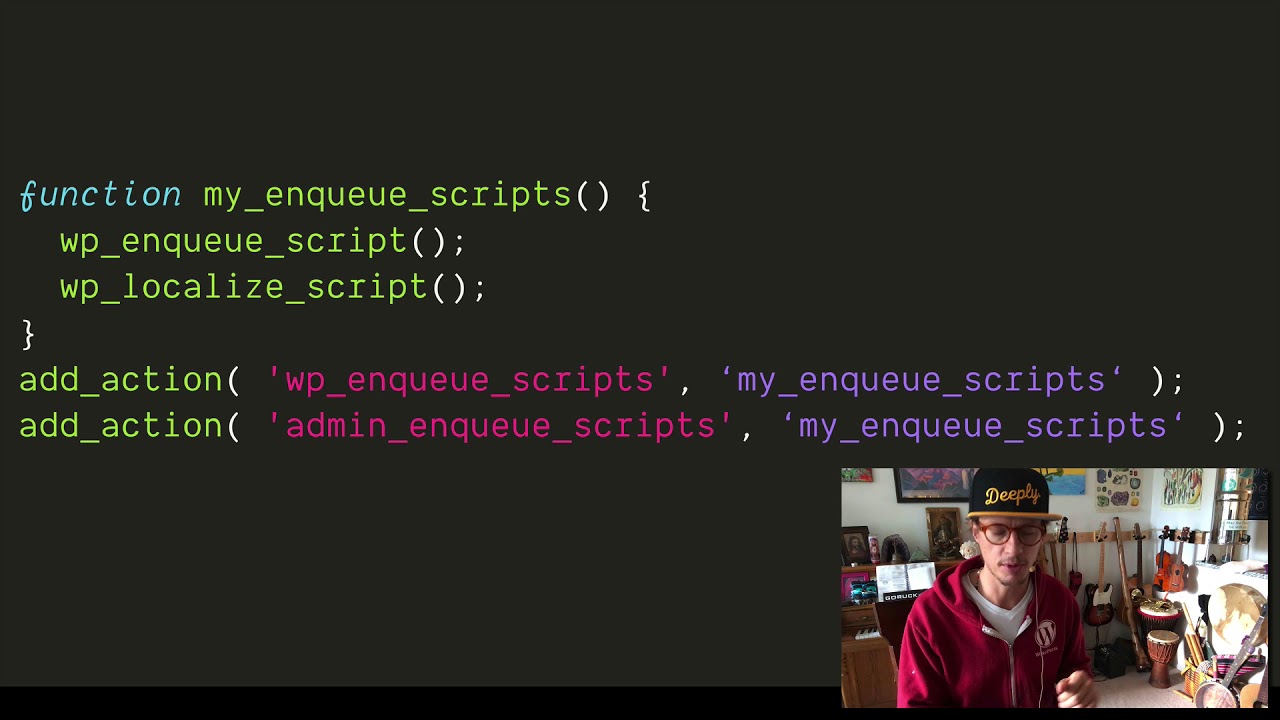 Enqueuing JavaScript in a WordPress Plugin