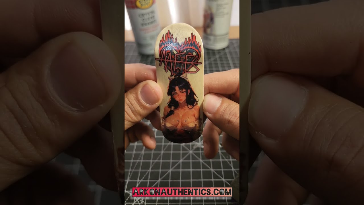 AAFB Waterslide Decal Tutorial - 1 of 1 Permanent Graphics for Fingerboard Decks | Arkon Authentics 