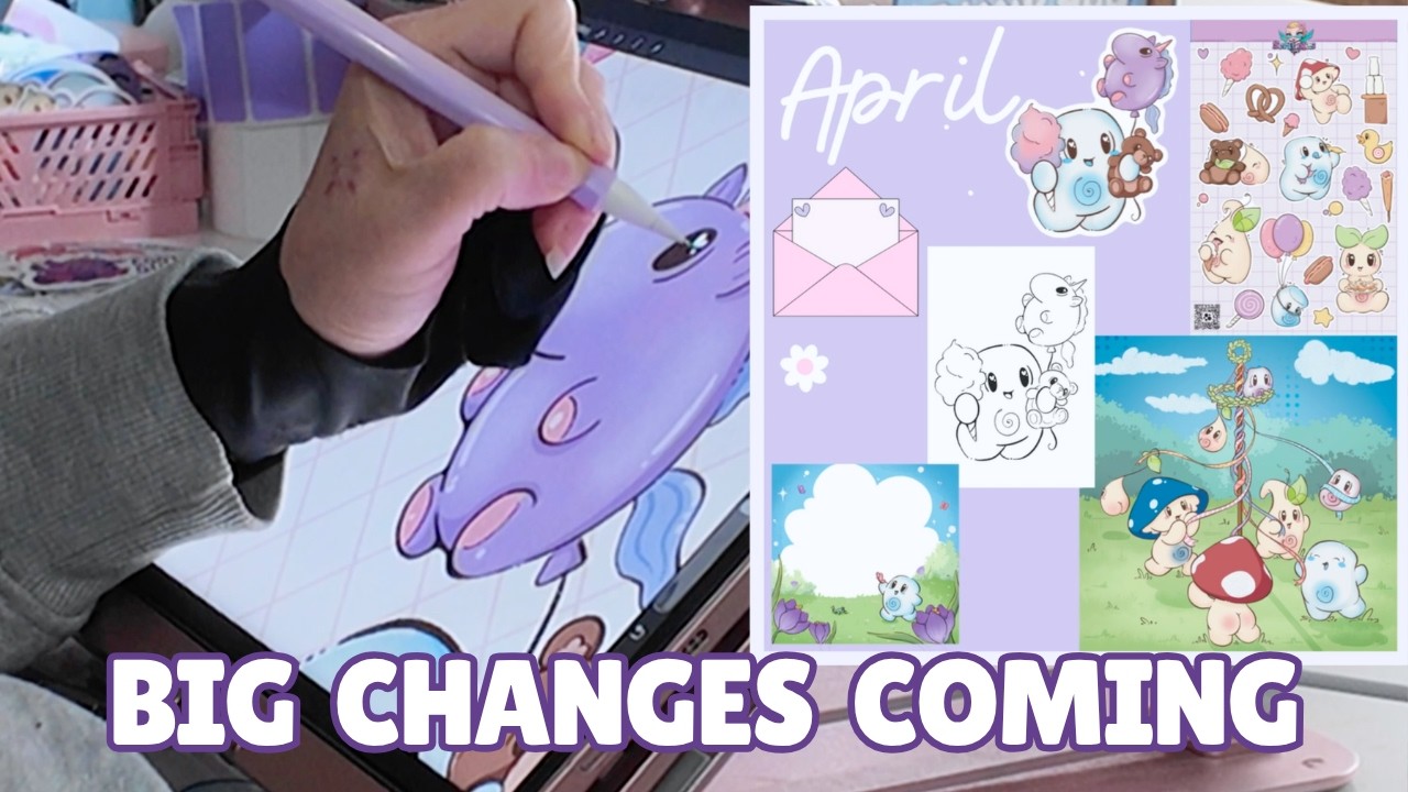 A Little Reset ⭐ Big Changes ⭐ New Items ⭐ A Realistic Week in My Life As an Artist and Crocheter