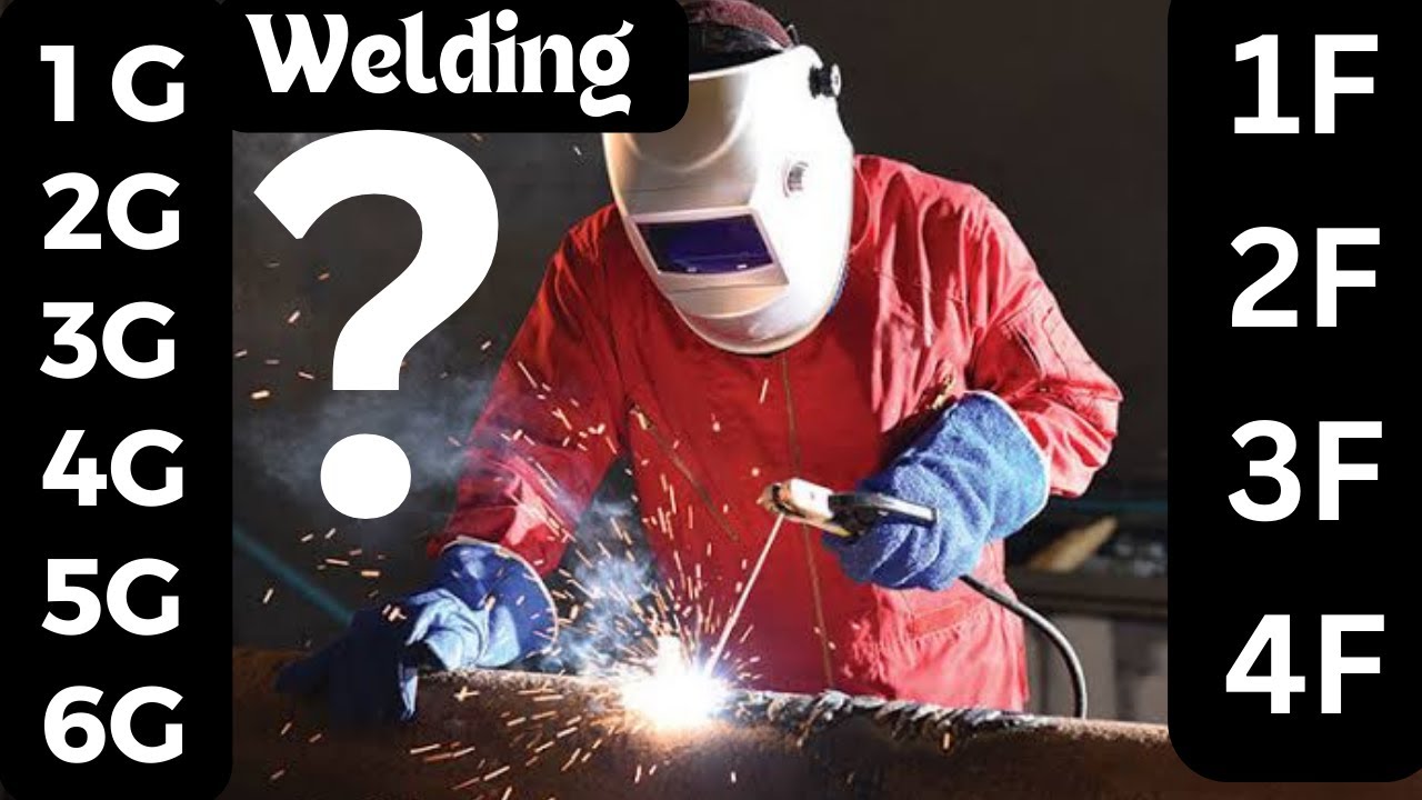 Types of Welding Positions ( 1G, 2G, 3G, 4G, 5G, 6G & 1F, 2F , 3F, 4F )