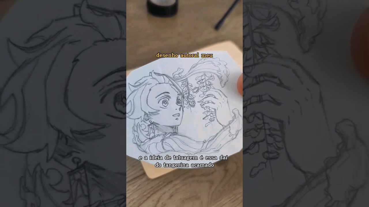 Tattoo de demon slayer do tangerina #tattoos #tatuagens #kimetsunoyaiba #tanjiro #demonslayer