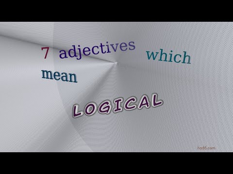 logical - 11 adjectives synonym to logical (sentence examples)