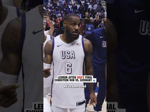 LeBron & Team USA are battle-tested for the Olympics 💯 (via @usabasketball)