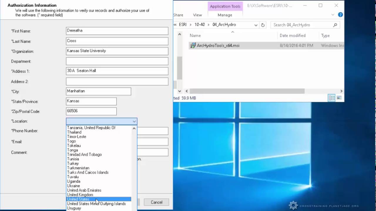 TPS10 6.6.6 Authorize ESRI