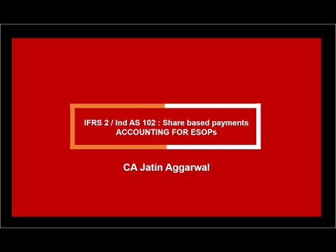 IFRS 2 / Ind AS 102 : Accounting for ESOPs (Practical application)