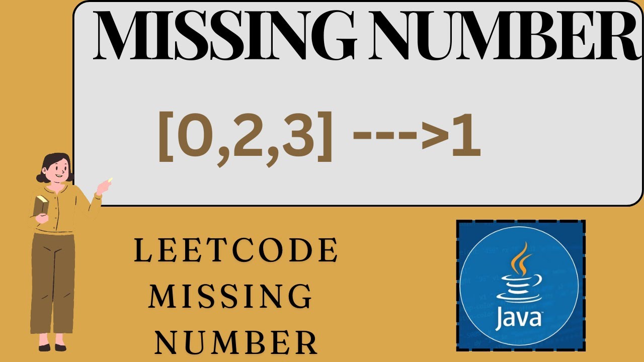 984 Java Interview Questions | Missing Element in Series Java Program | LeetCoding - Missing Number