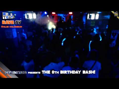 DEF:INITIONS 8TH BIRTHDAY BASH (Part1) - RAVE:TV @ Colosseum, London - July 2013