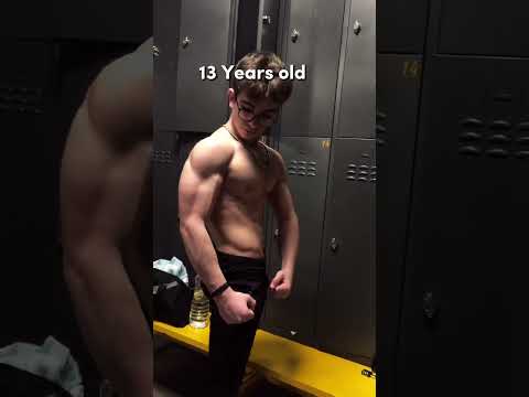 13 years old bodybuilder / wild / Teen bodybuilder / showing his pumped muscle #shorts
