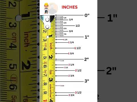 📏 For Inches #viralshorts #measurement #civilengineering