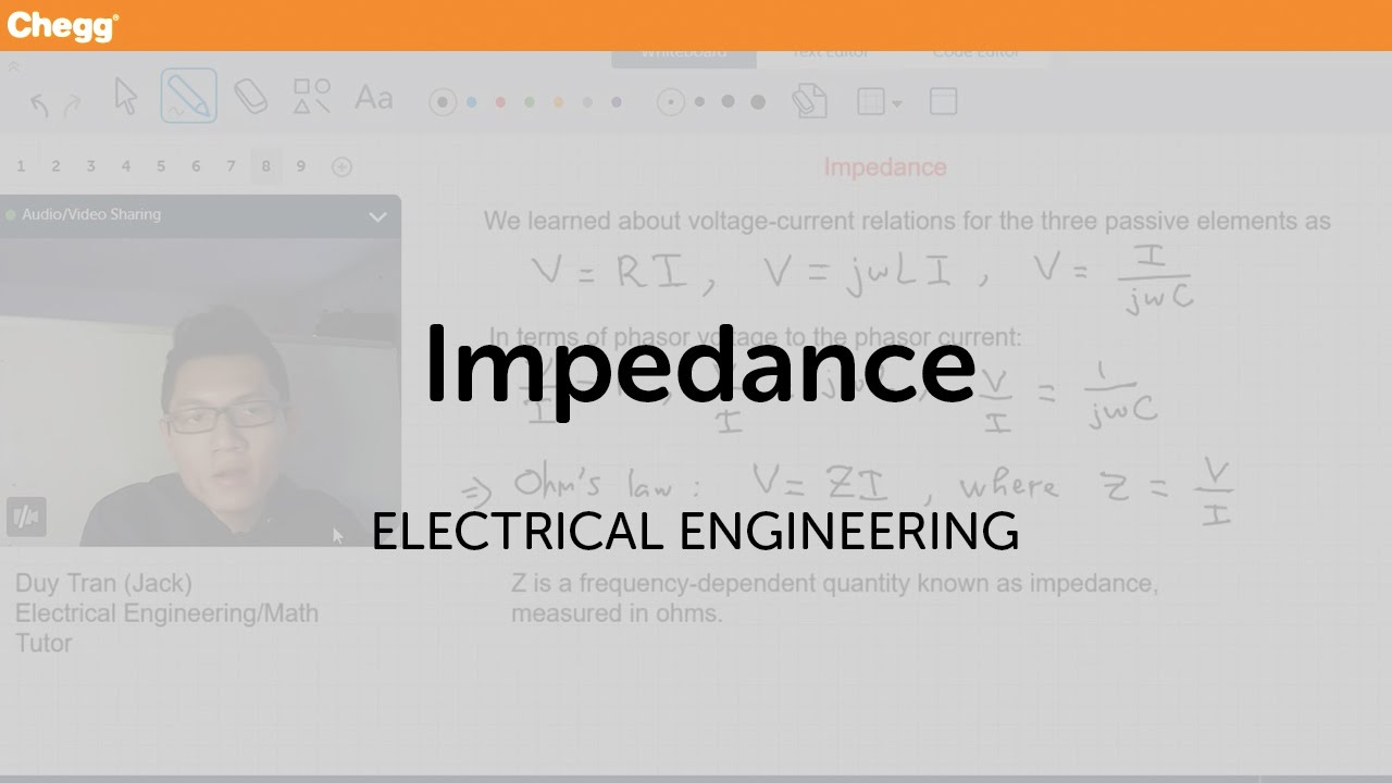 Impedance | Electrical Engineering | Chegg Tutors