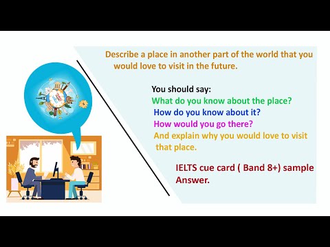 IELTS speaking band 8+ cue card with new vocabulary at the end of video.