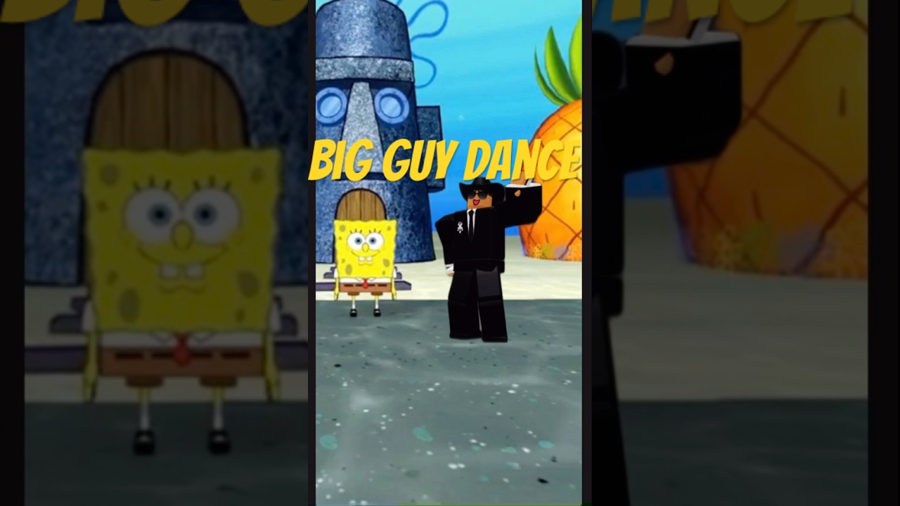 Doing the Big guy dance #roblox #memes #trend #spongebob #icespice