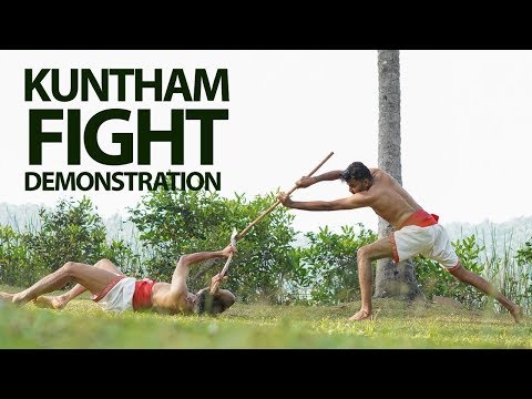 Kuntham fight Demonstration |Spear Fight | Kalaripayattu | Kerala Tourism