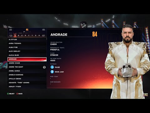 My WWE 2K24 Roster