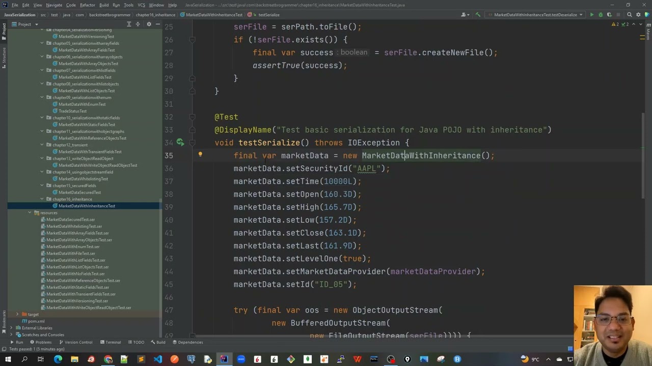 40 - How Inheritance Affects Java Serialization - Unit Tests Code Demo