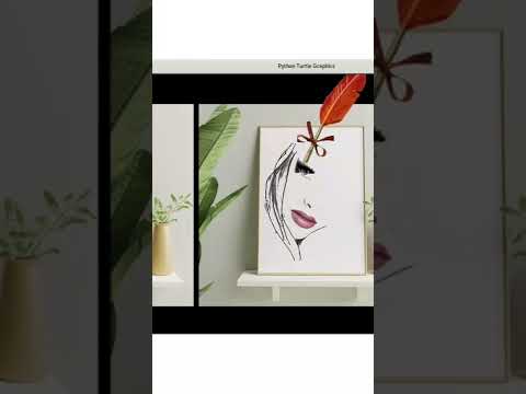 Minimal face vector art #shorts #youtubeshorts
