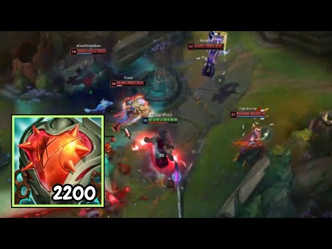 When Tryndamere Got 2200 Heart Steel Stacks | League of Legends Clip