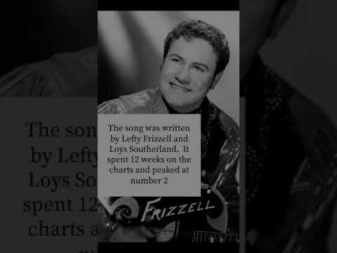 On this day in country music history in 1952 Lefty Frizzell hit the charts #countrymusic #50smusic