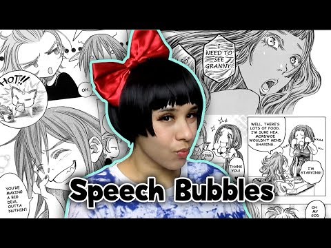 Making Comics ▼ All About Speech Bubbles (Part 1)❤ What Types & Sizes to Use, & MORE!! ❤