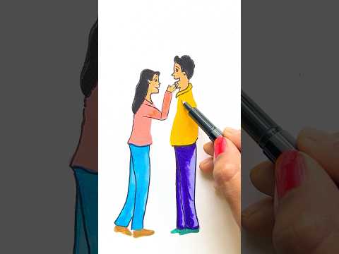 Dark Reality of Relationships #shorts #art #craft #drawing