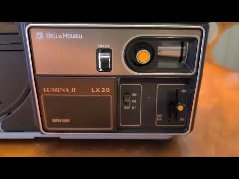 Vintage Bell & Howell Lumina II LX 20 8mm Super 8 Movie Motion Pic Projector