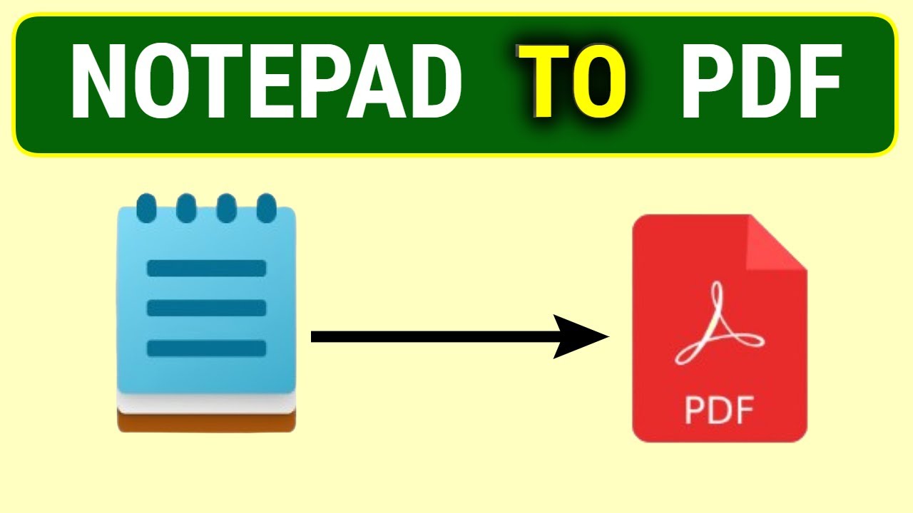 Convert Notepad to PDF in Seconds! (No Software Needed) - Super Easy!