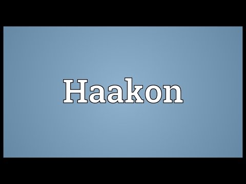 Haakon Meaning