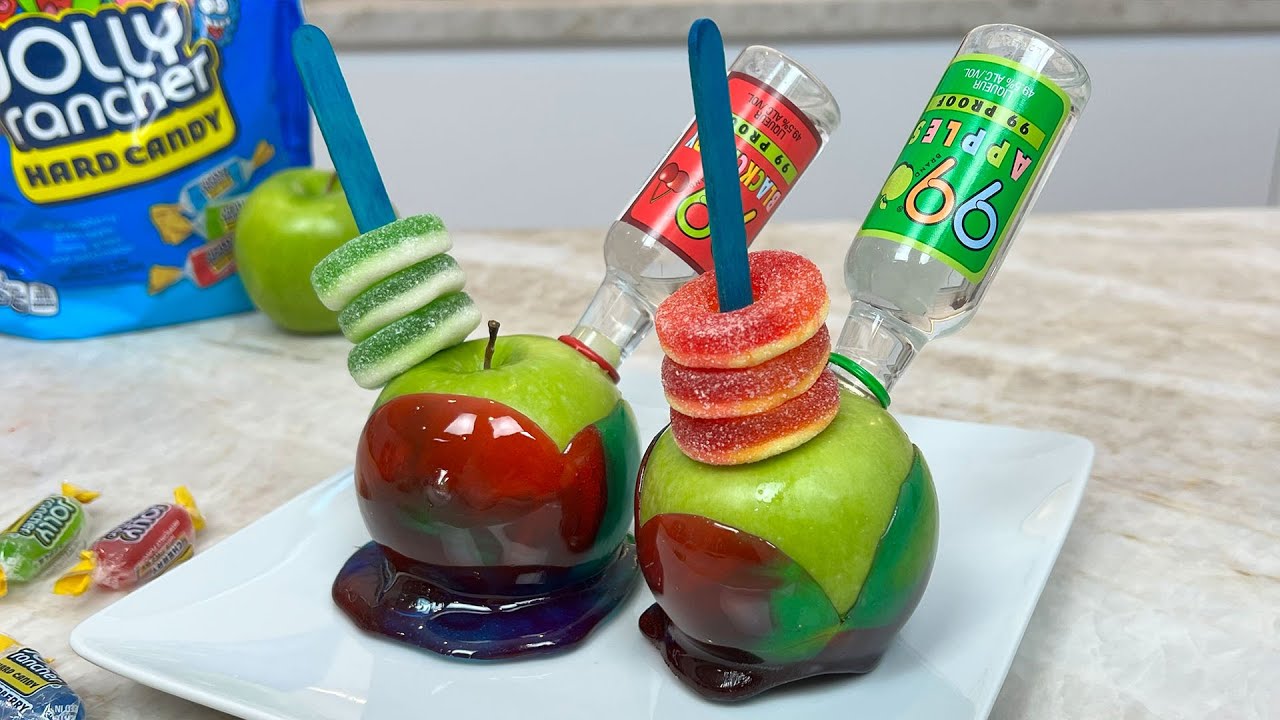 Boozy Candy Apple
