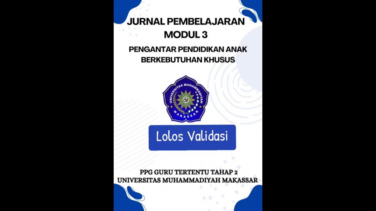 Jurnal Pembelajaran Modul 3 - Lolos Validasi #ppg #ppggurutertentu