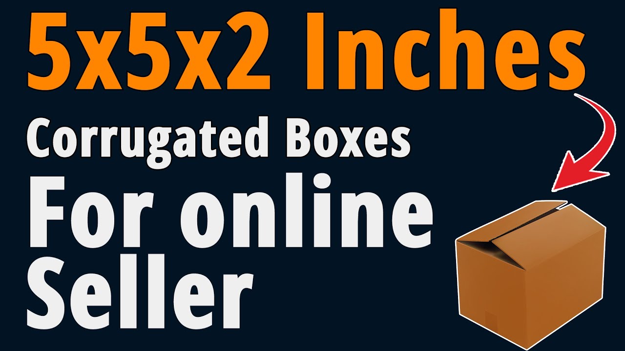 3 Ply - 5x5x2 Packaging Boxes, Wholesale Corrugated Boxes