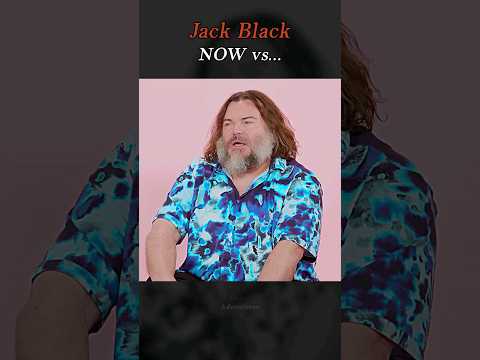 Young Jack Black ???? (Now vs Then) ????✨️ #jackblack #nowvsthen #actor