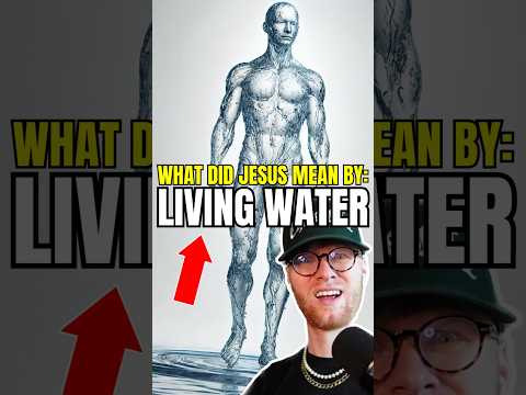 What Did Jesus Mean by LIVING Water🤔🤨⁉️ #christian #bible #water #shorts