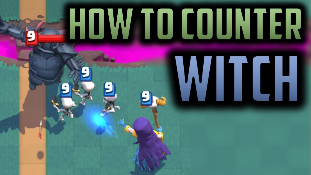 HOW TO COUNTER WITCH // Strategy to Overcoming Ladder's MOST Annoying Card // Clash Royale