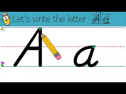 Let's write the letter a