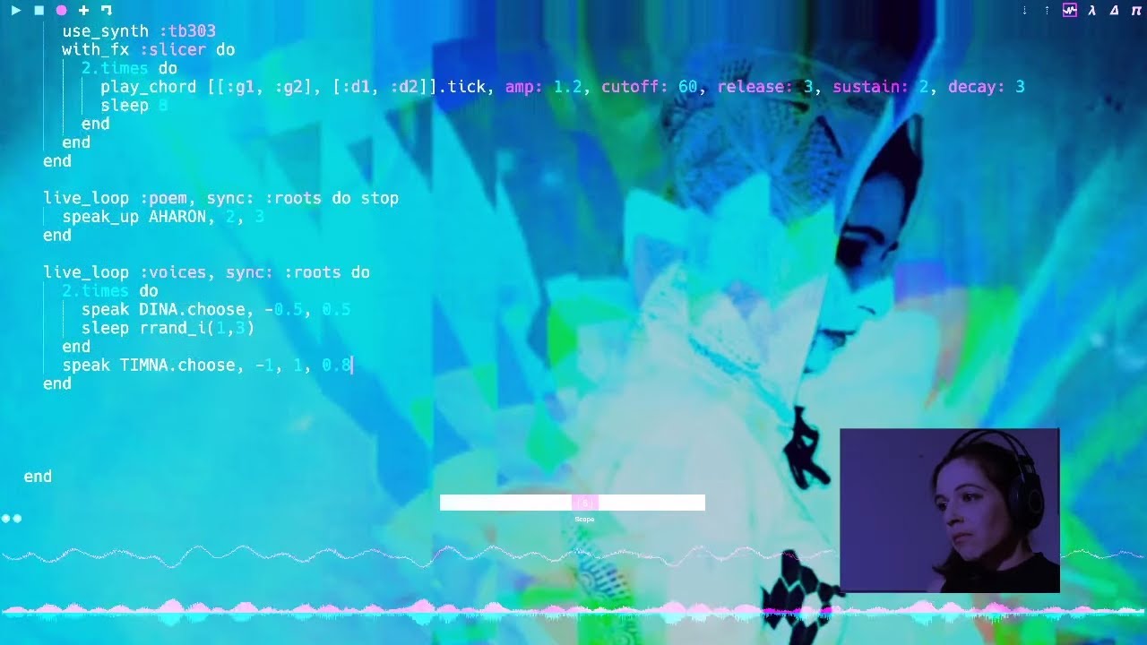 Algorithmic Positivity Symphony - Live Coding Set w/ Sonic Pi - Github Satellite 2020