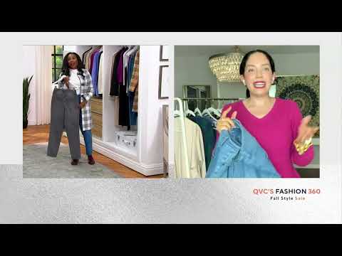 Girl With Curves Raw Hem Girlfriend Jeans on QVC