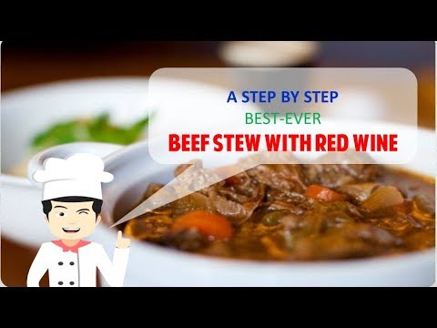 SLOW COOK BEEF STEW WITH RED WINE