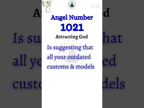 Angel Number 1021 Spiritual Meaning #shorts