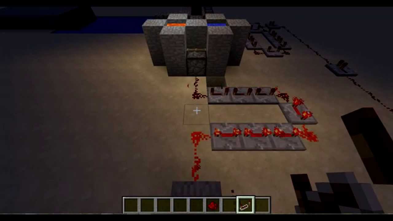 Minecraft Redstone: My Drawbridge (No mods or command blocks)