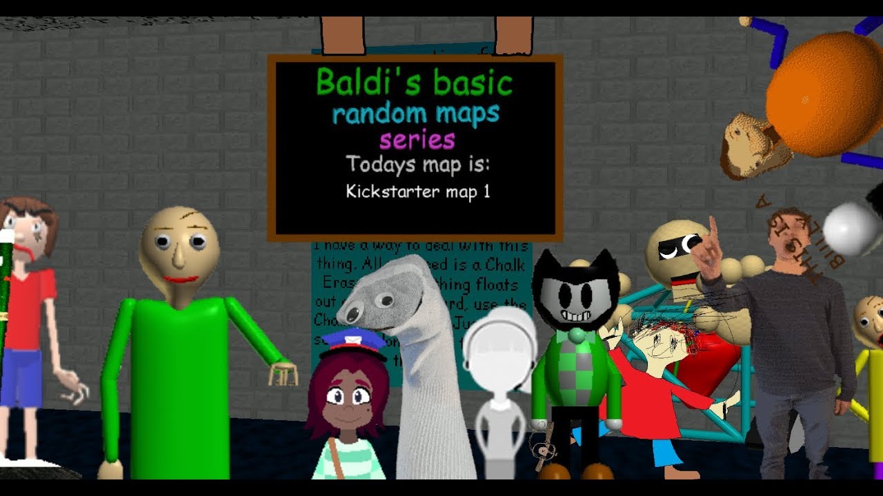 Baldi's Basics Random Map Series : KICKSTARTER MAP 1